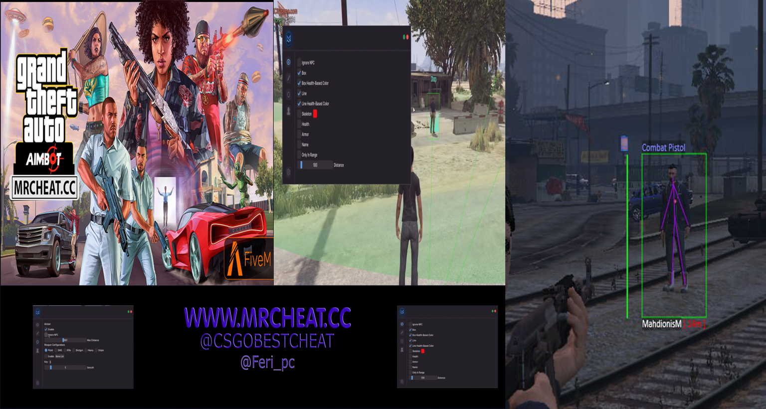 چیت بازی Fivem - مستر چیت